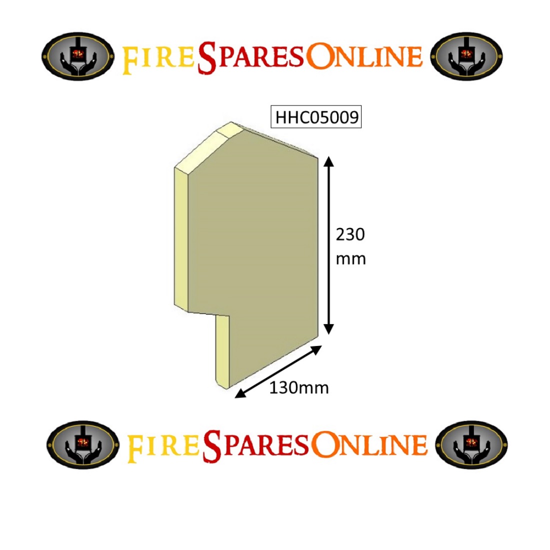 Hunter Compact 5 Vermiculite Replacement Single Side Brick