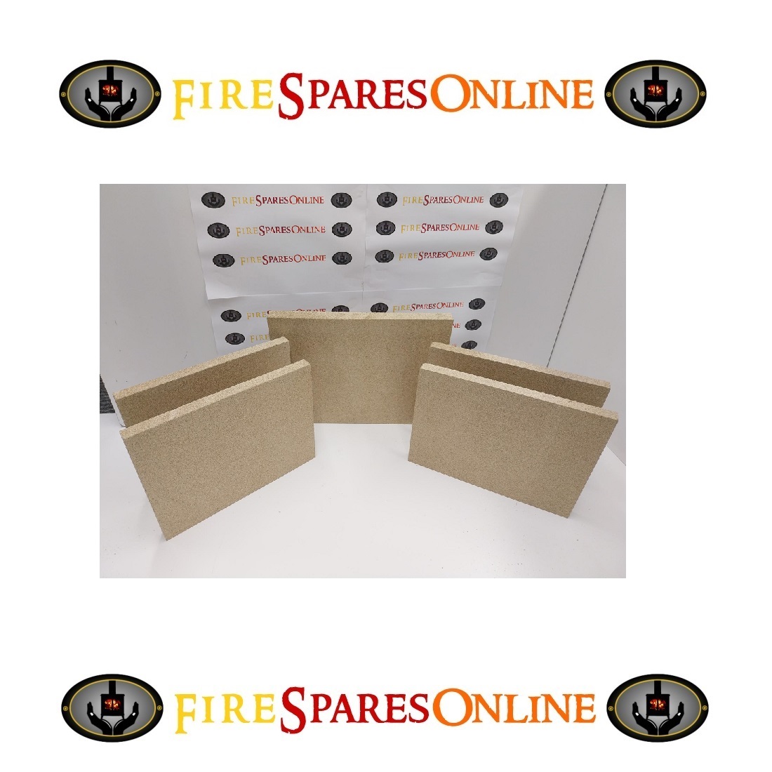 Dovre Astroline 2CB Set of Fire Bricks - Fire Spares Online