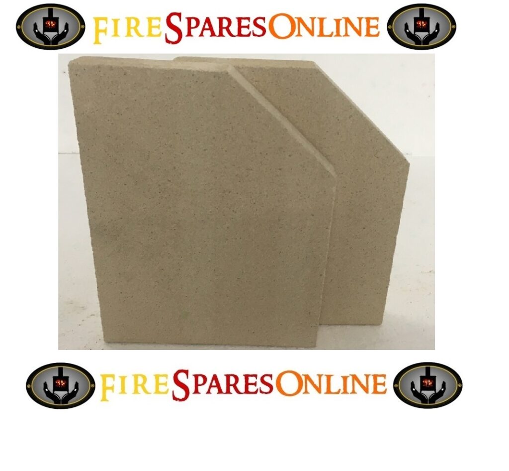 Firefox 8 Original Clay Fire Brick Set FX8012 FX8013 - Fire Spares Online