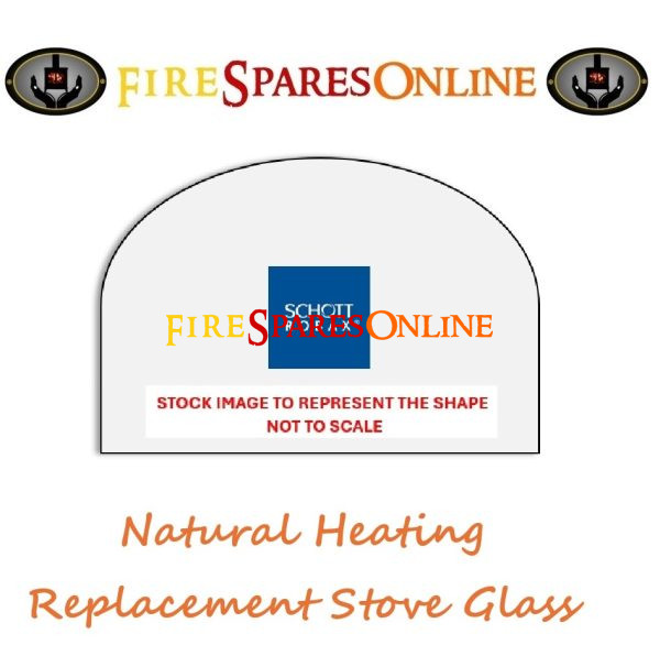 Natural Heating Stove Glass - Titan Mk1 - Fire Spares Online