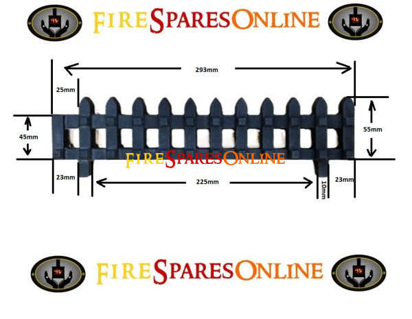 Firewarm 4 stove spares, log retainer - spafirewarm4fb